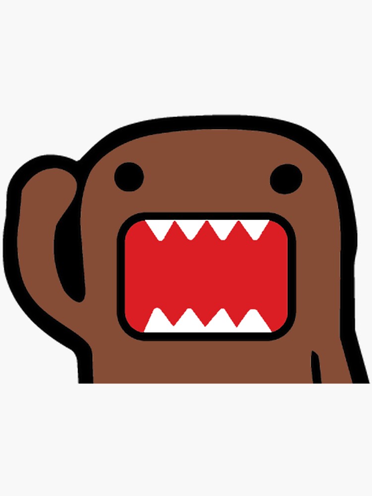 "Domo peaking" Sticker for Sale by TTattire | Redbubble