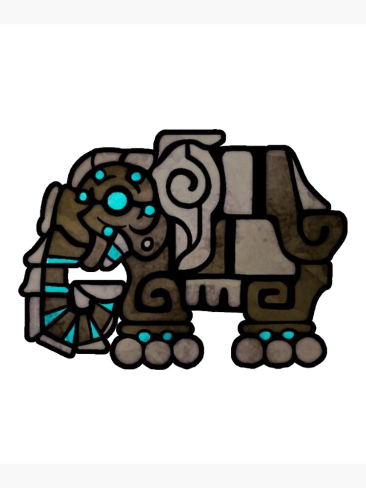 "Stained Glass Elephun Water Gun" Poster for Sale by HarryGilbert4 ...