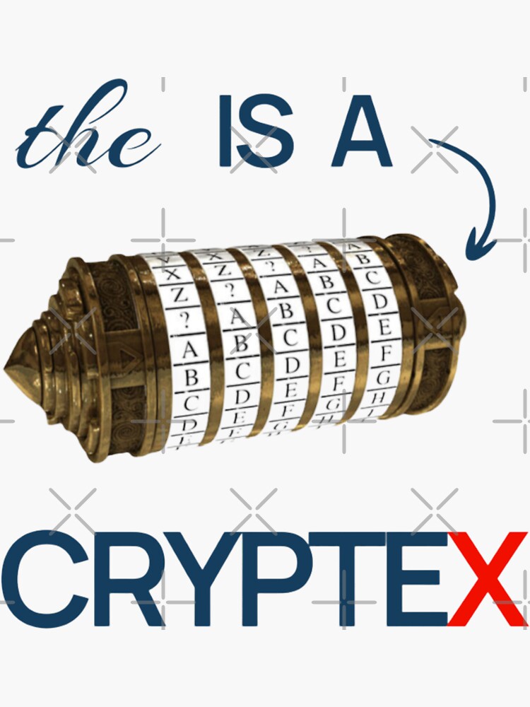 "CRYPTEX lOVE " Sticker for Sale by byrne-ma | Redbubble