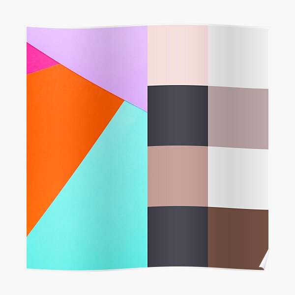 "Boho Chic Aesthetic Color Block Geometric | Black White Pastel Green ...