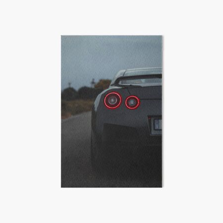 "GTR r35 Rear" Art Board Print for Sale by RollingPistons | Redbubble