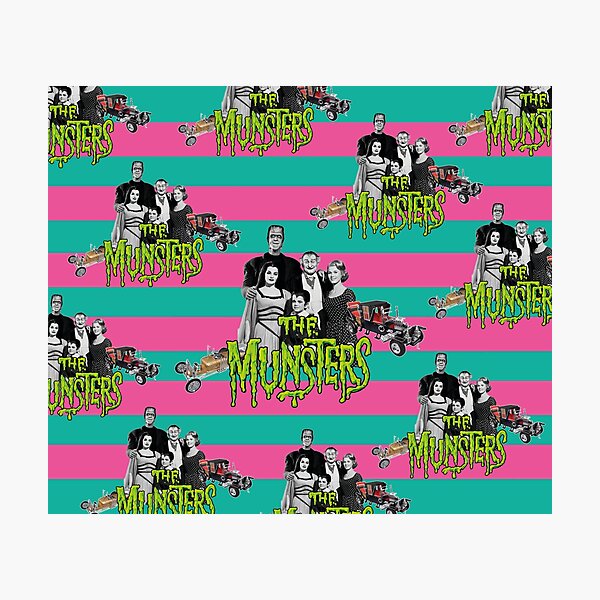 Lámina fotográfica «La familia Munsters, la divertida serie de comedia ...