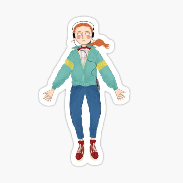 "Stranger Things" Sticker for Sale by maehwaart | Redbubble