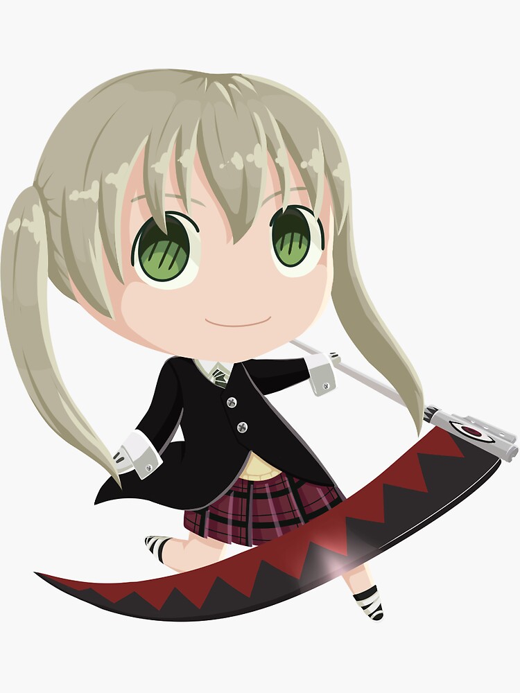 "Maka Albarn Chibi - Soul Eater" Sticker for Sale by Star-Pony | Redbubble
