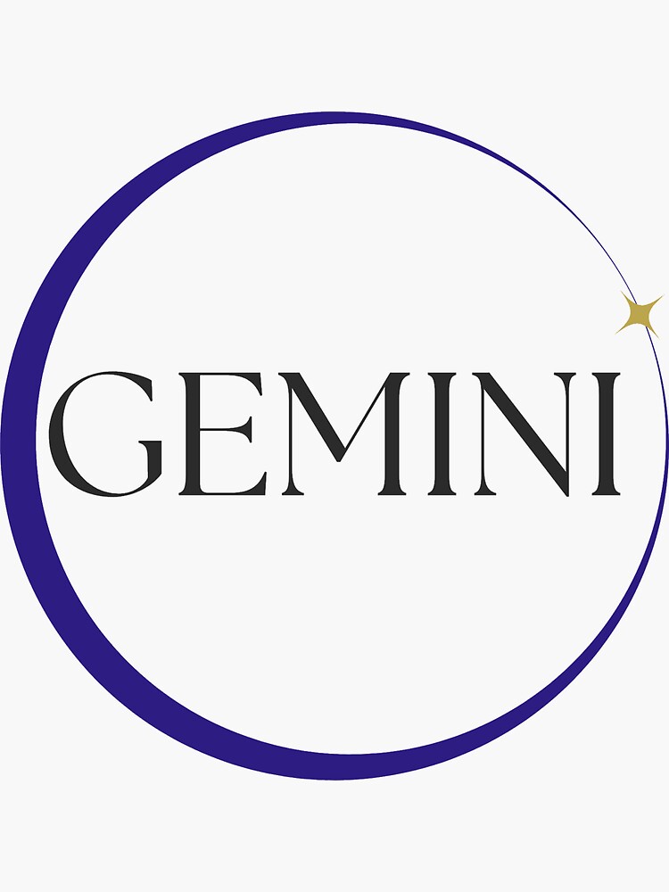 "Gemini" Sticker for Sale by travelwithchels | Redbubble