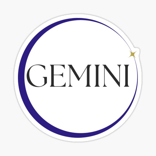 "Gemini" Sticker for Sale by travelwithchels | Redbubble