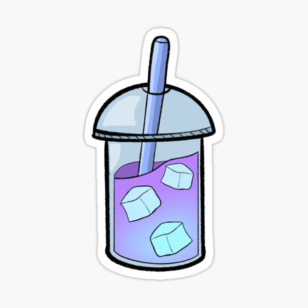 "Cold Drink Tea Juice Ice" Sticker for Sale by digidrawdude | Redbubble