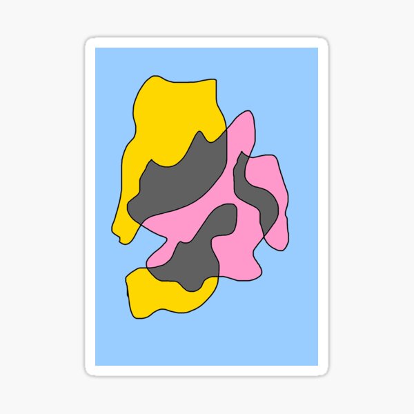 "Lakes" Sticker for Sale by Gizi-Zuckermann | Redbubble