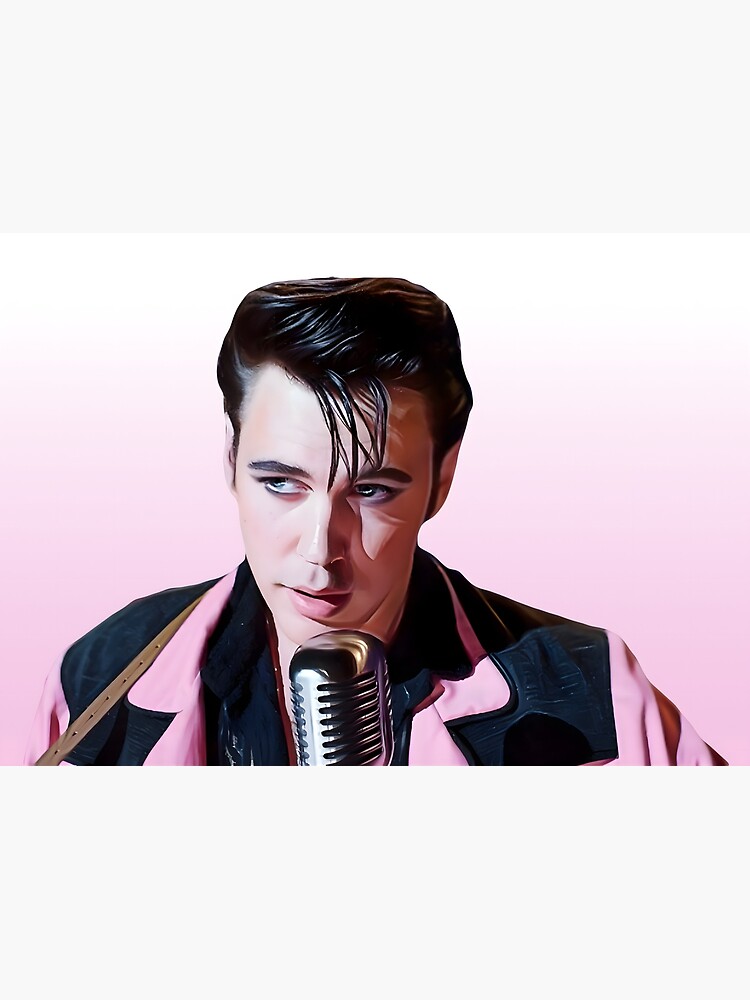 "Austin Butler Elvis Pink Movie Sticker" Poster for Sale by BEAUHOUS ...