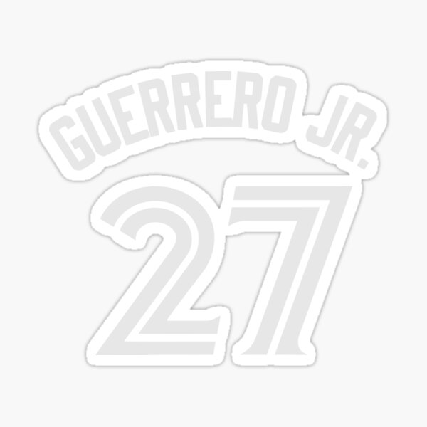 "Guerrero 27" Sticker for Sale by steveonson | Redbubble