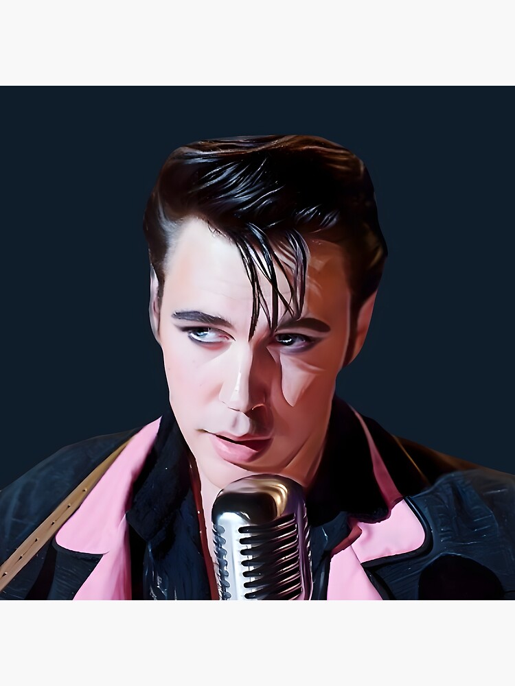 "Austin Butler Elvis Movie Sticker" Poster for Sale by BEAUHOUS | Redbubble