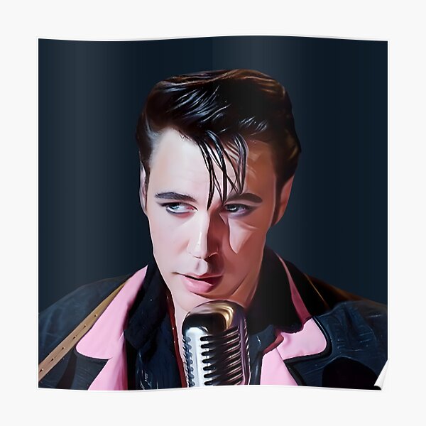 "Austin Butler Elvis Movie Sticker" Poster for Sale by BEAUHOUS | Redbubble