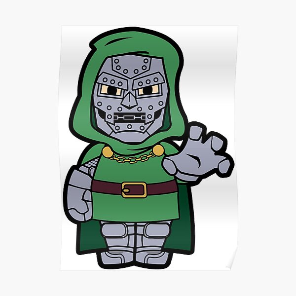 Póster «Villain Doctor Doom Chibi/El mejor regalo para hombres y ...