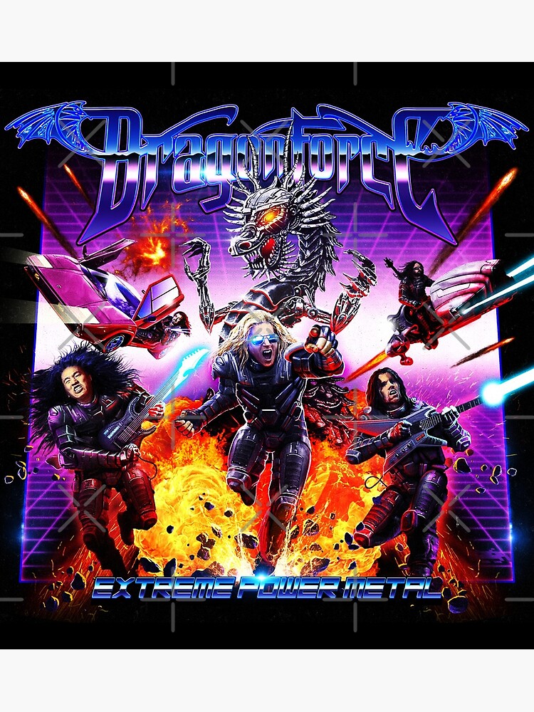 DragonForce Are A Power Metal Premium Matte Vertical Poster Designed ...