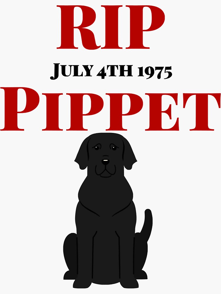 "Pippet, The mighty Labrador" Sticker for Sale by Merryorgan | Redbubble