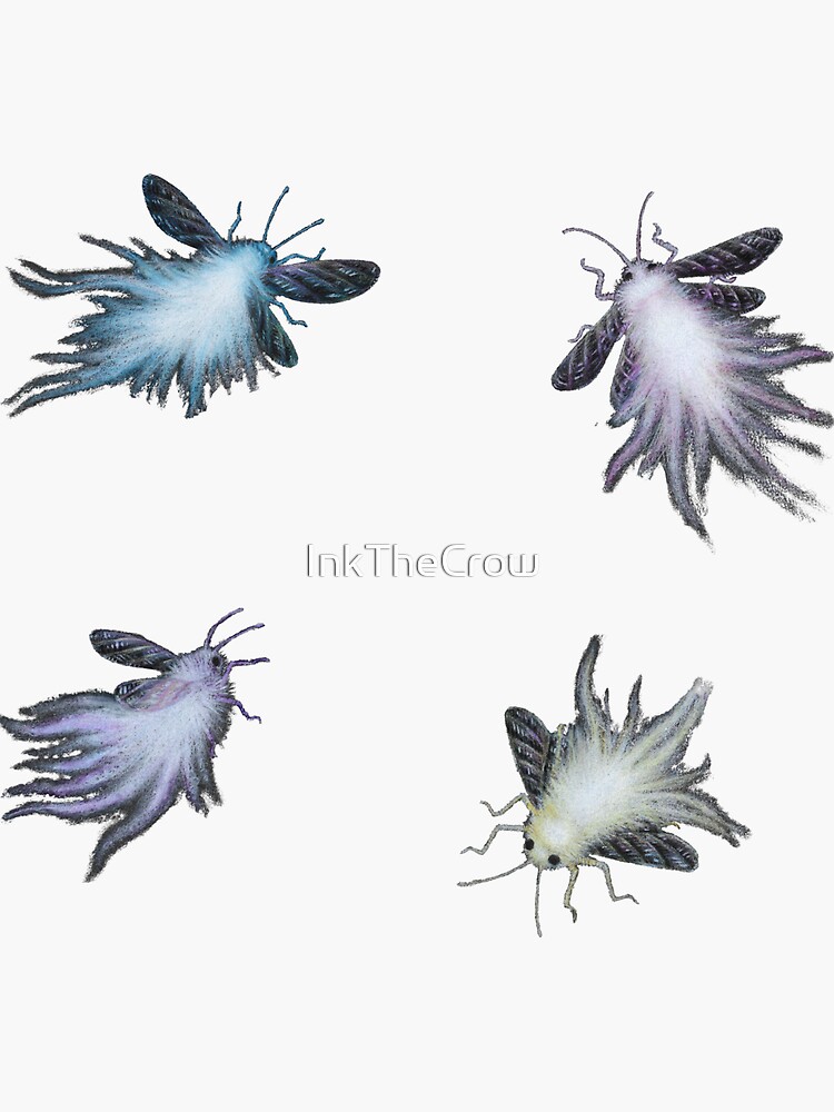 "Woolly Aphids" Sticker for Sale by InkTheCrow | Redbubble