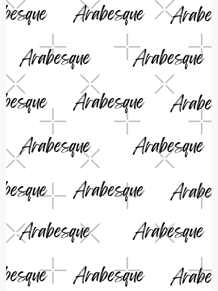 "Arabesque Pattern" Sticker for Sale by daisydance | Redbubble