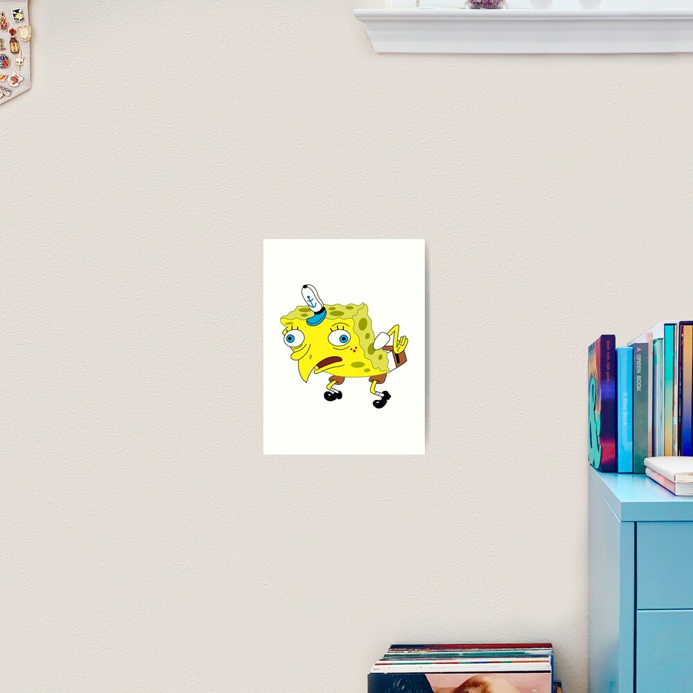 "Spongemock" Art Print for Sale by Degausser | Redbubble