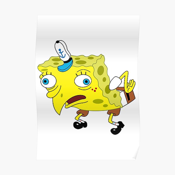 Póster «Spongemock» de Degausser | Redbubble