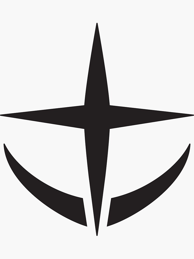 "EFSF - Earth Federation Space Force Logo (Mobile Suit Gundam)" Sticker ...