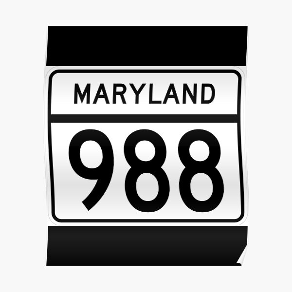 Póster «Etiqueta engomada de la muestra del escudo de la carretera de ...