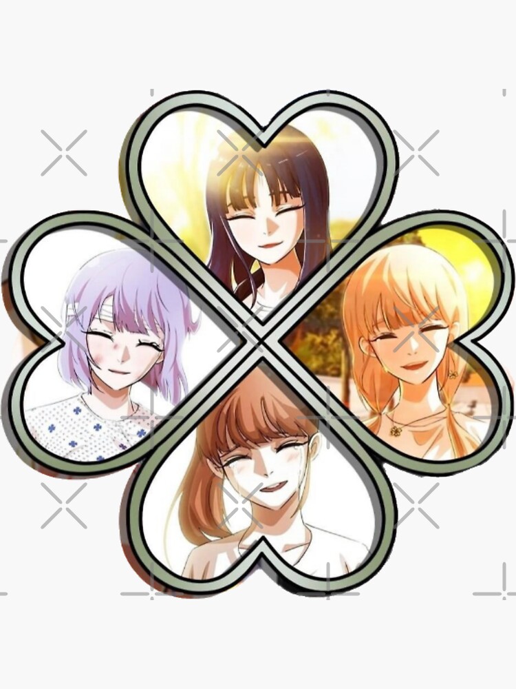 Sticker « La fille de Random Chatting / Webtoon / Anime / Manhwa / chat ...