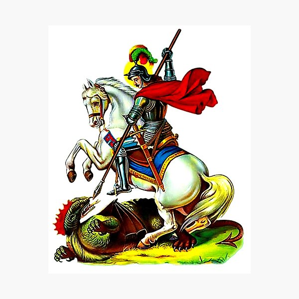 "Saint George" Photographic Print for Sale by doniainart | Redbubble