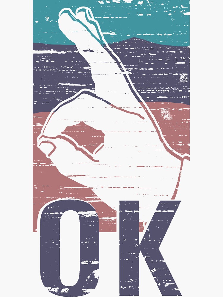 "Underwater Diving Hand Signal I Am OK" Sticker for Sale by GR-ART ...