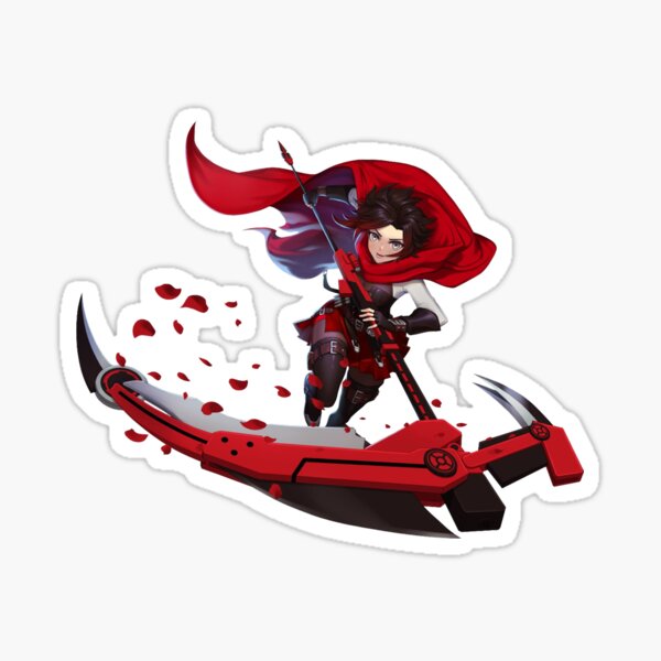 "Rwby ruby rose" Sticker for Sale by DemoralizeAnime | Redbubble