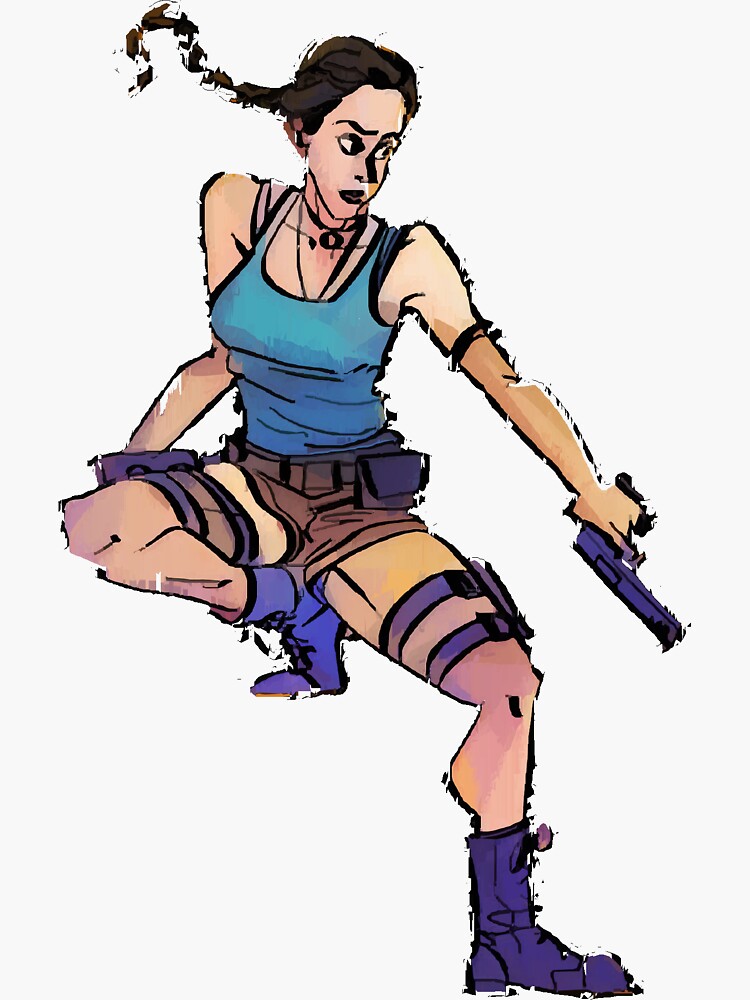 "Dr. Croft is in " Sticker for Sale by lqiriida | Redbubble