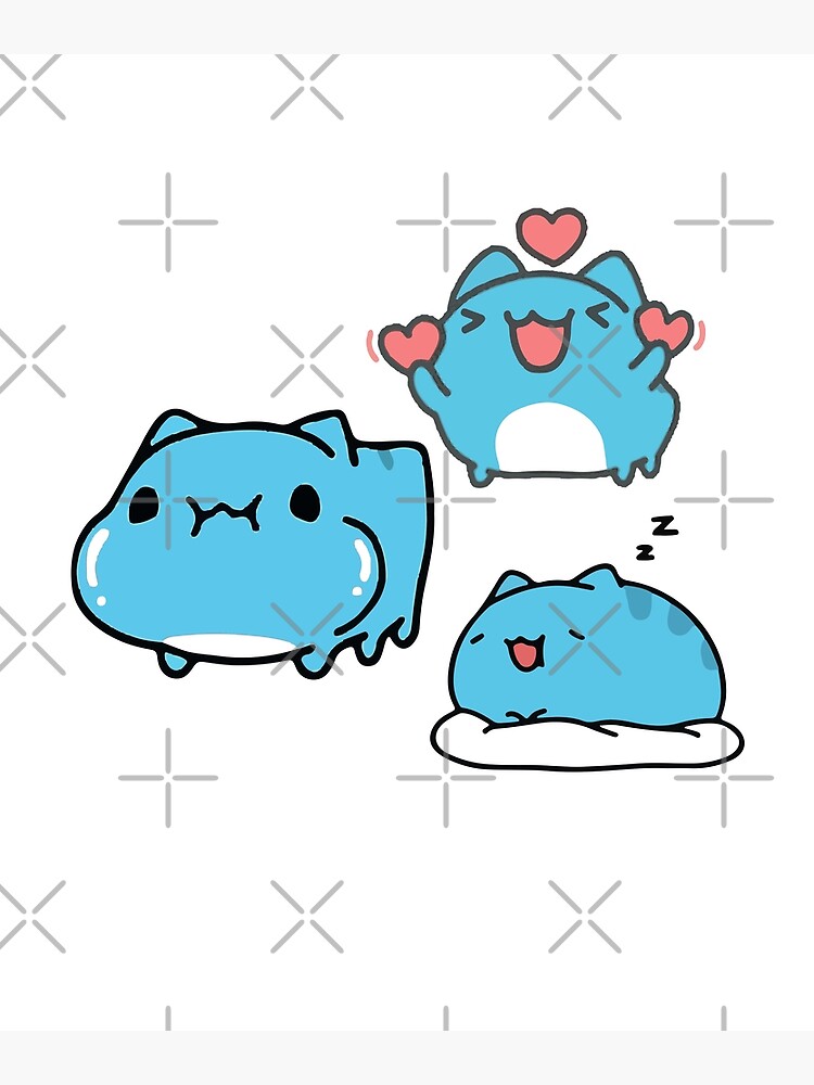 "Comic Cat Love - Bugcat Capoo - bug cat" Poster for Sale by TouikiShop ...