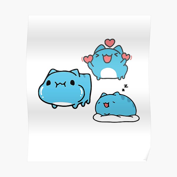 "Comic Cat Love - Bugcat Capoo - bug cat" Poster for Sale by TouikiShop ...