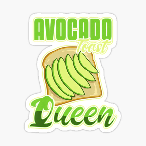 "Avocado Toast Recipe Seasoning Bread" Sticker for Sale by ...
