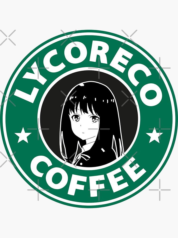 "Lycoreco coffee" Sticker for Sale by Teetrands | Redbubble