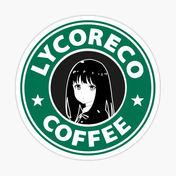 "Lycoreco coffee" Sticker for Sale by Teetrands | Redbubble