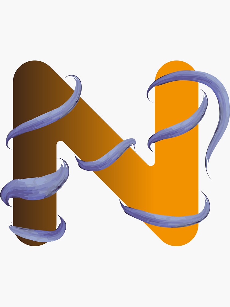 "Letter N Graffiti " Sticker for Sale by DesignHALLWAY | Redbubble