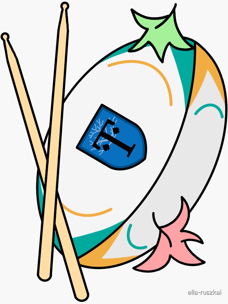 "heartstopper rugby and drumming" Sticker for Sale by ella-ruszkai ...