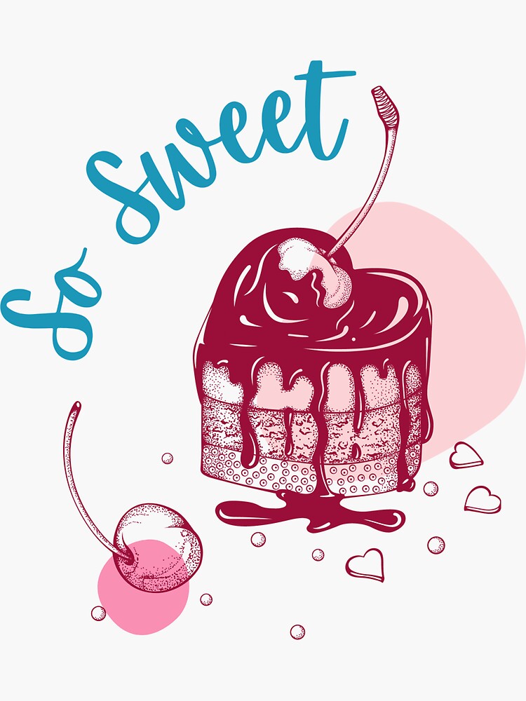 "Cake Designs, T shirts, Cake Artist" Sticker for Sale by ...