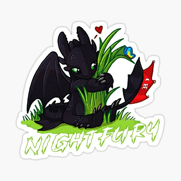 "Toothless Night Fury " Sticker for Sale by julieshopy | Redbubble