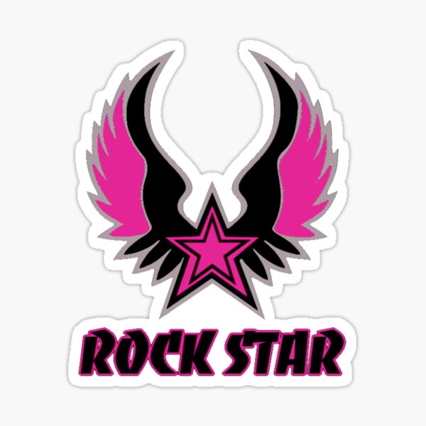 "ROCK STAR" Sticker for Sale by JASCKSHIRTS | Redbubble