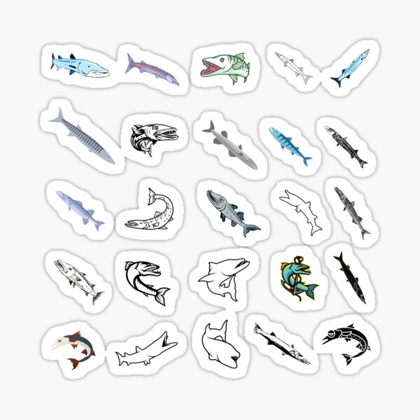 "Barracuda Pack" Sticker for Sale by iamnaresh | Redbubble