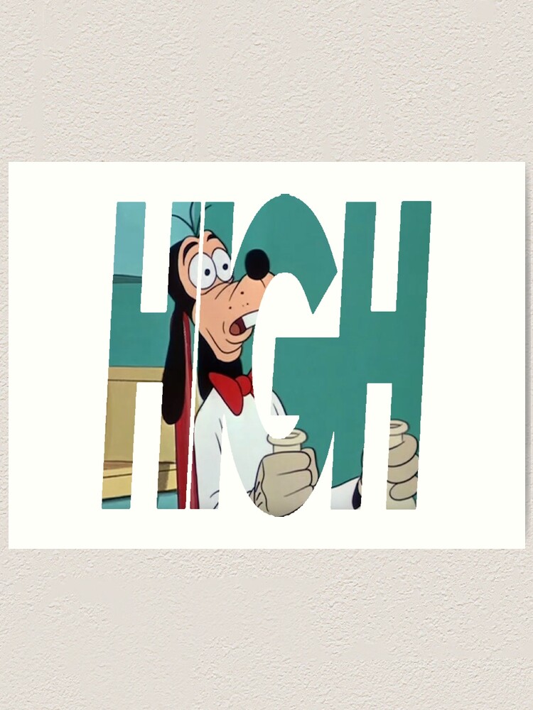 "Goofy High Life" Art Print by trendisaurus | Redbubble