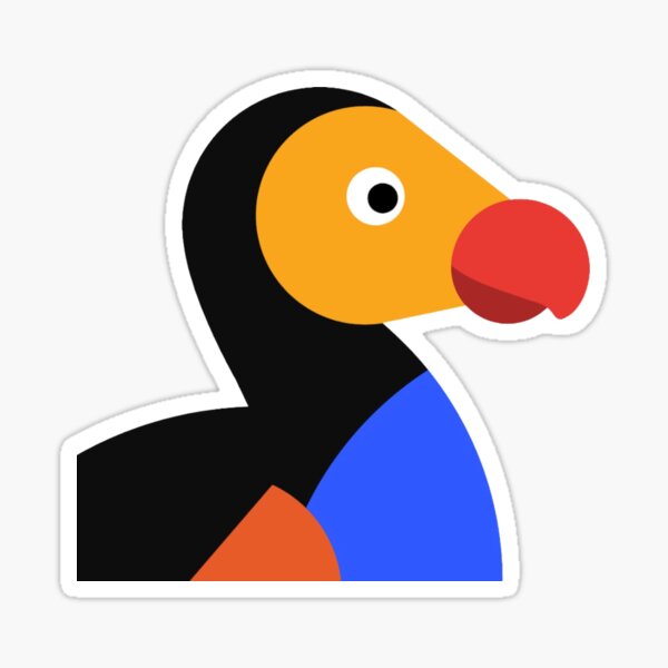 "The Dodo" Sticker for Sale by Danteboute | Redbubble