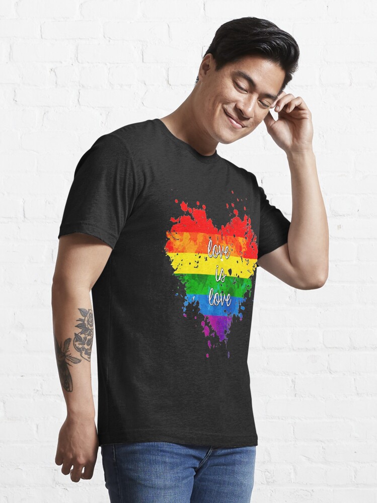 "Love is love" Essential T-Shirt for Sale by RainbowCraft | Redbubble