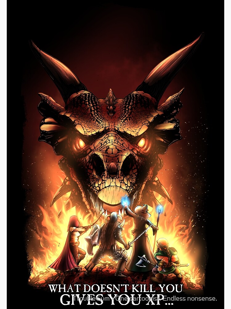 "What Doesn't Kill You Gives You XP" Poster for Sale by simonbreeze ...