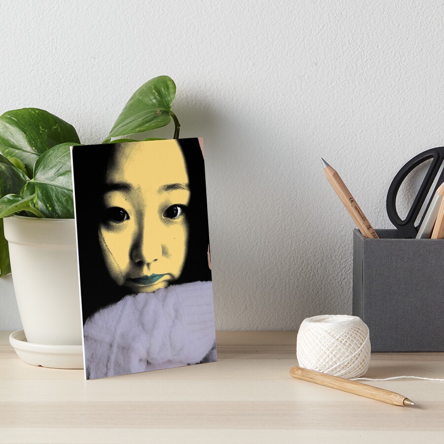 "BEAUTIFUL FUNNY ASIAN GIRL POP ART COLOR" Art Board Print by NYWA-ART ...