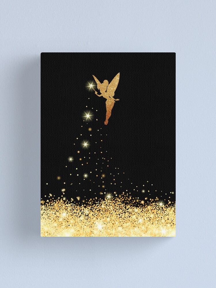 "Tinkerbell Magic Gold Glitter, Cute Fairy Gold Glitter, Fairy Pink ...