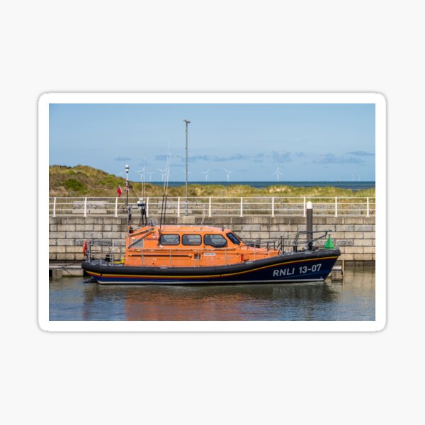 "Rhyl RNLI Shannon Class Lifeboat" Sticker for Sale by AJEvans | Redbubble