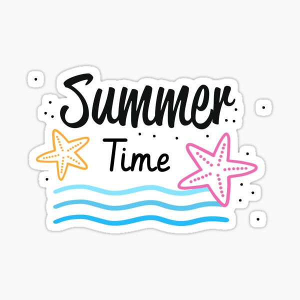 "Summer Time | Best Summer Ever" Sticker for Sale by Bana-Merch | Redbubble