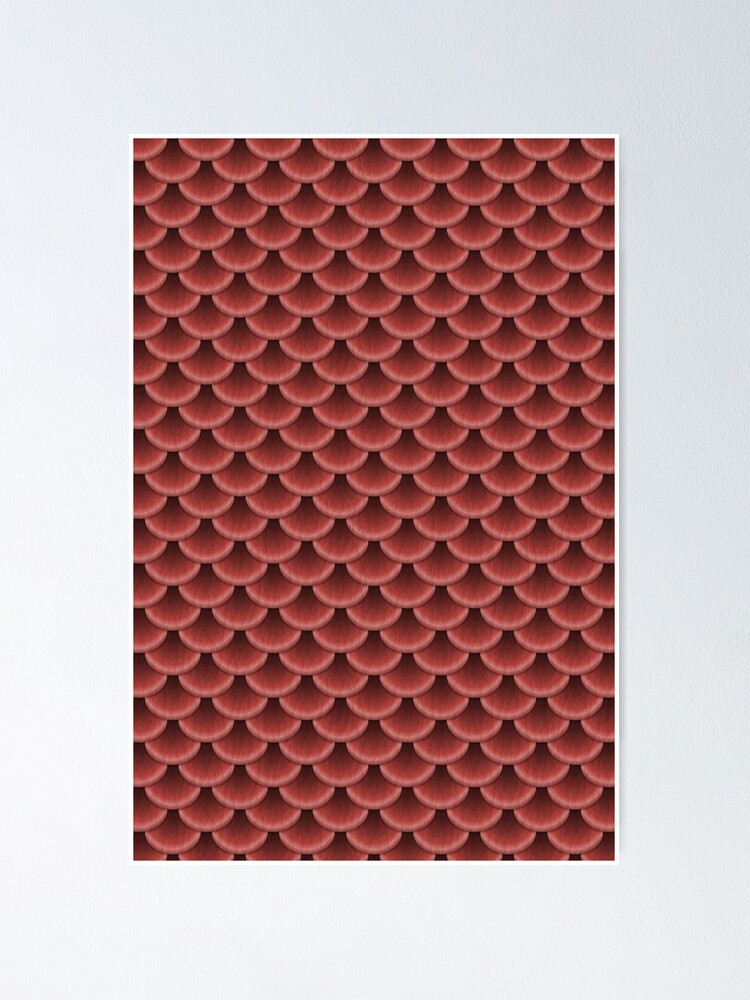 "Red scales" Poster for Sale by Phoenixaurum13 | Redbubble
